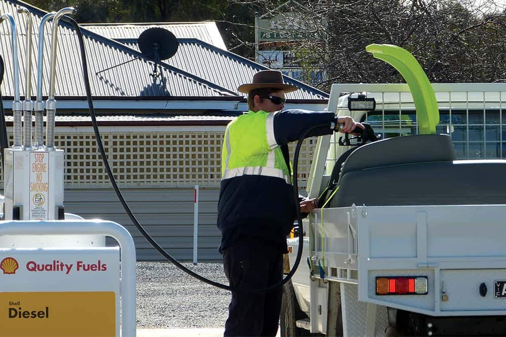 300L DieselCaptain™ Portable Diesel Fuel Tank Pod (Slimline) | TTi