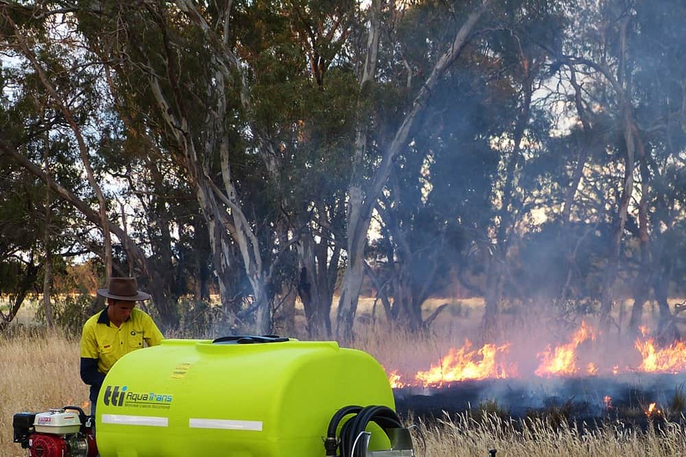 800L FirePatrol15™ Fire Fighting Trailer - Trans Tank® International (TTi)