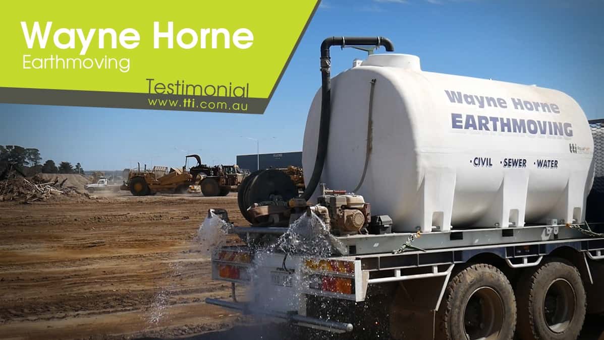 Case Study - Wayne Horne Earthmoving | TTi