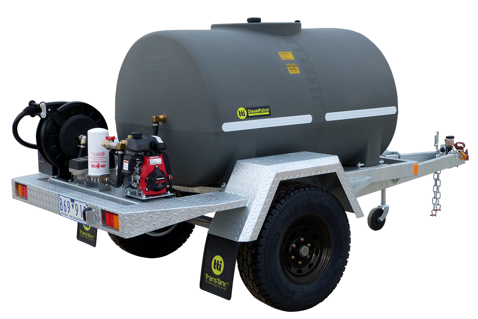 1500L DieselPatrol15™ Diesel Fuel Trailer (Single Axle) - Trans Tank ...
