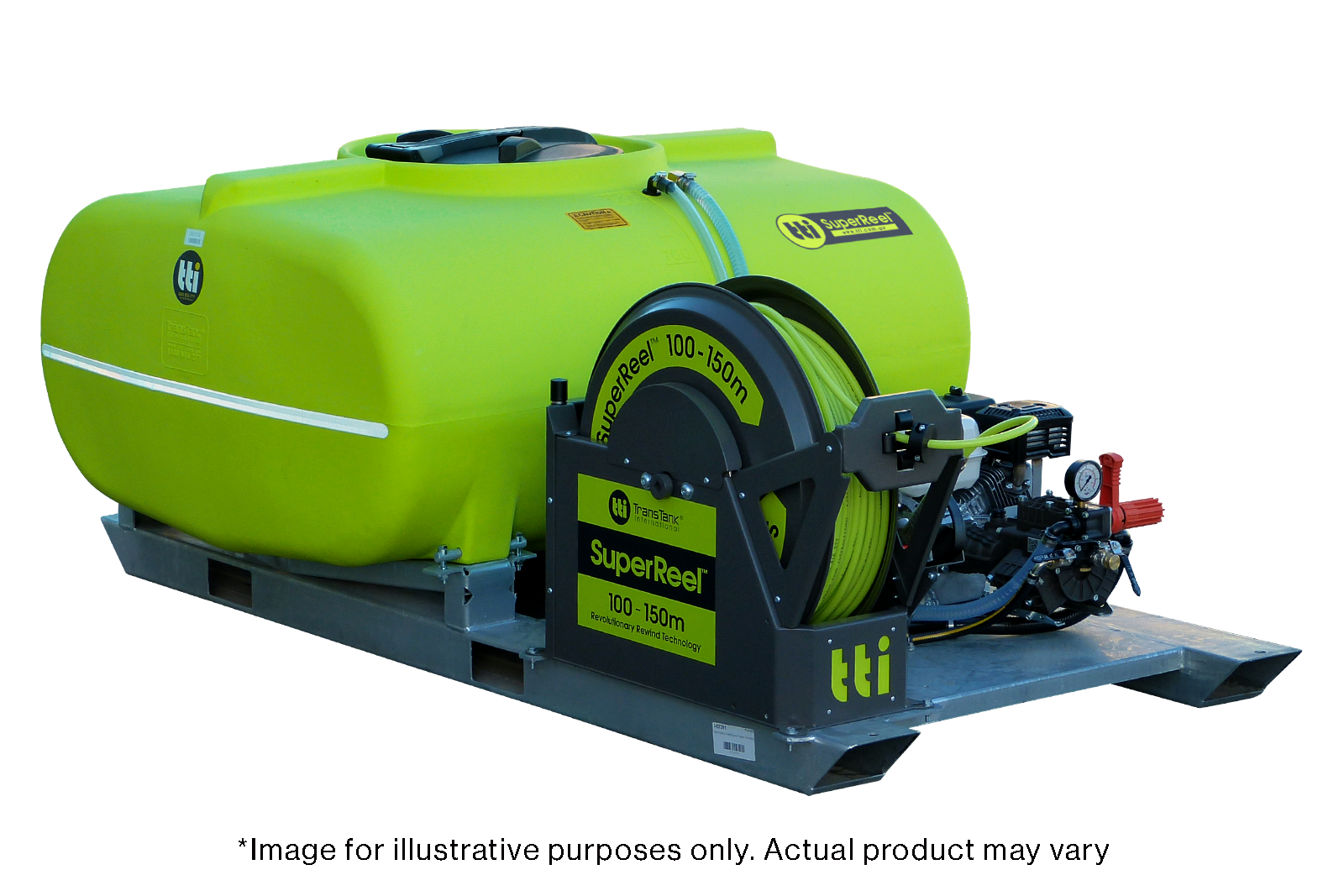 500L SuperReel™ Single Reel Spray Unit - Trans Tank® International (TTi)