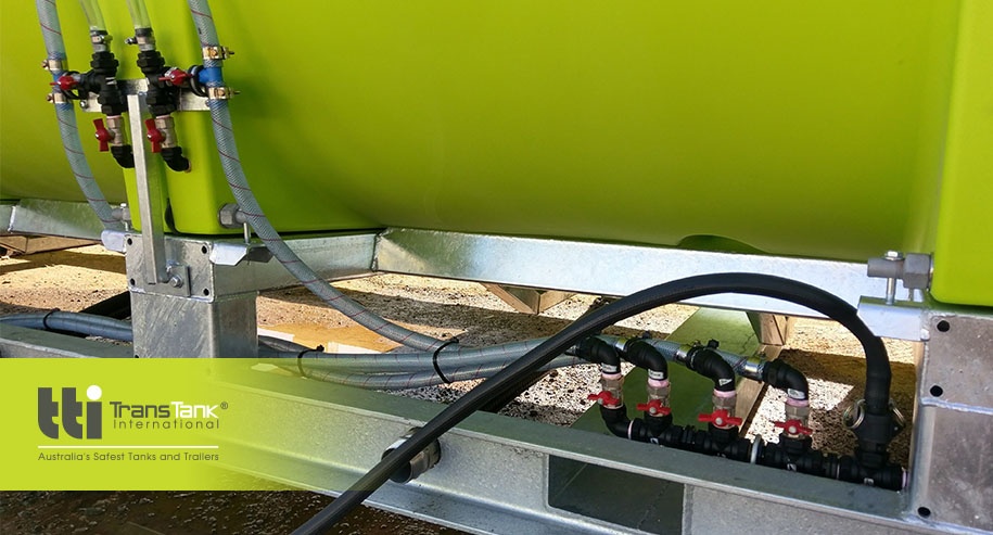 TTi’s baffled modular tank can hold 8 different chemicals!
