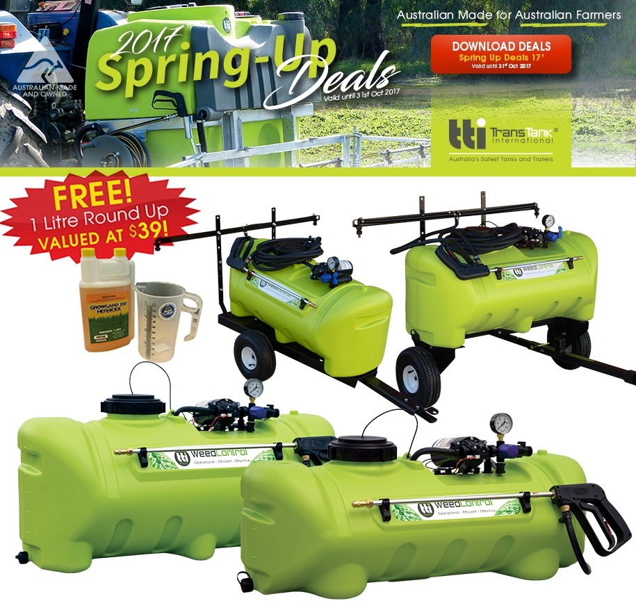 Spray with Ease! Check out TTi’s Weed Control 12v Sprayers!