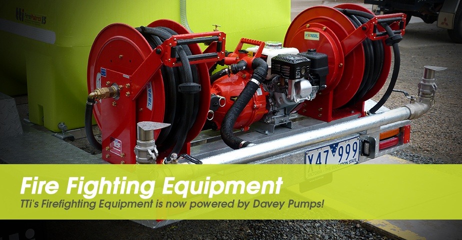 TTi’s Fire Fighting Equipment is now powered by Davey Pumps!